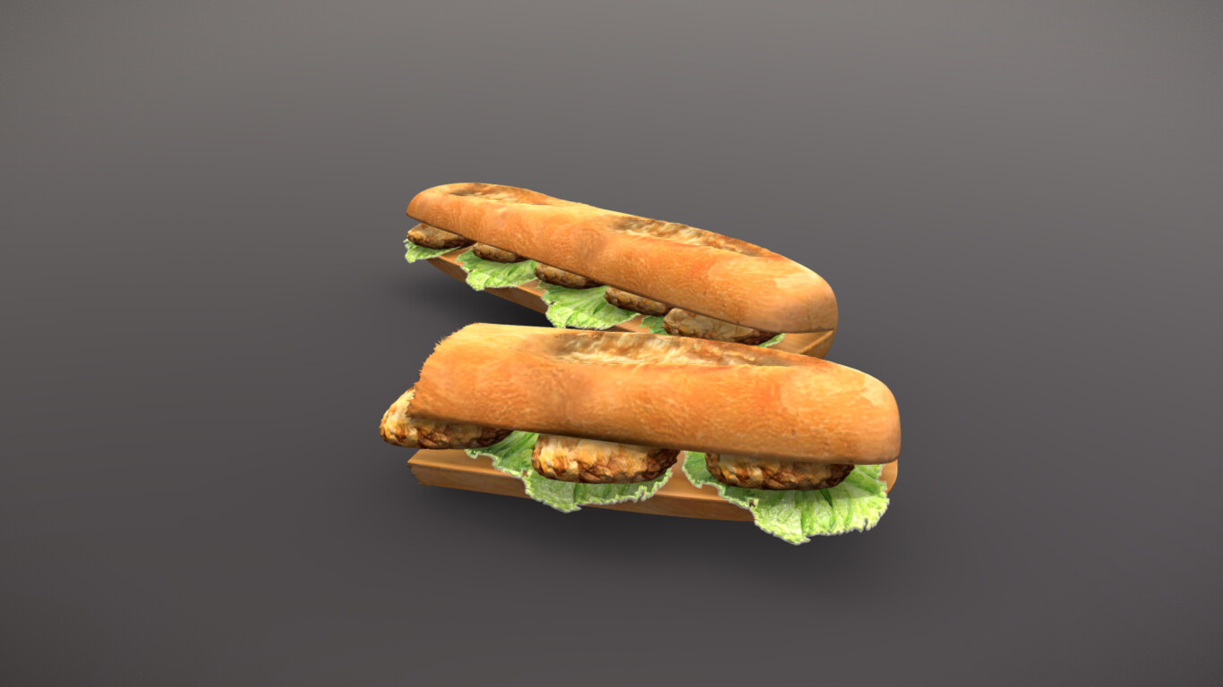 ArtStation - 3D Breakfast Pack with Lunch | Game Assets