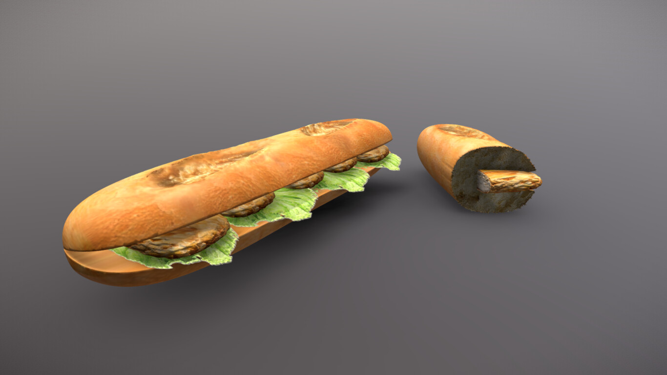 ArtStation - 3D Breakfast Pack with Lunch | Game Assets