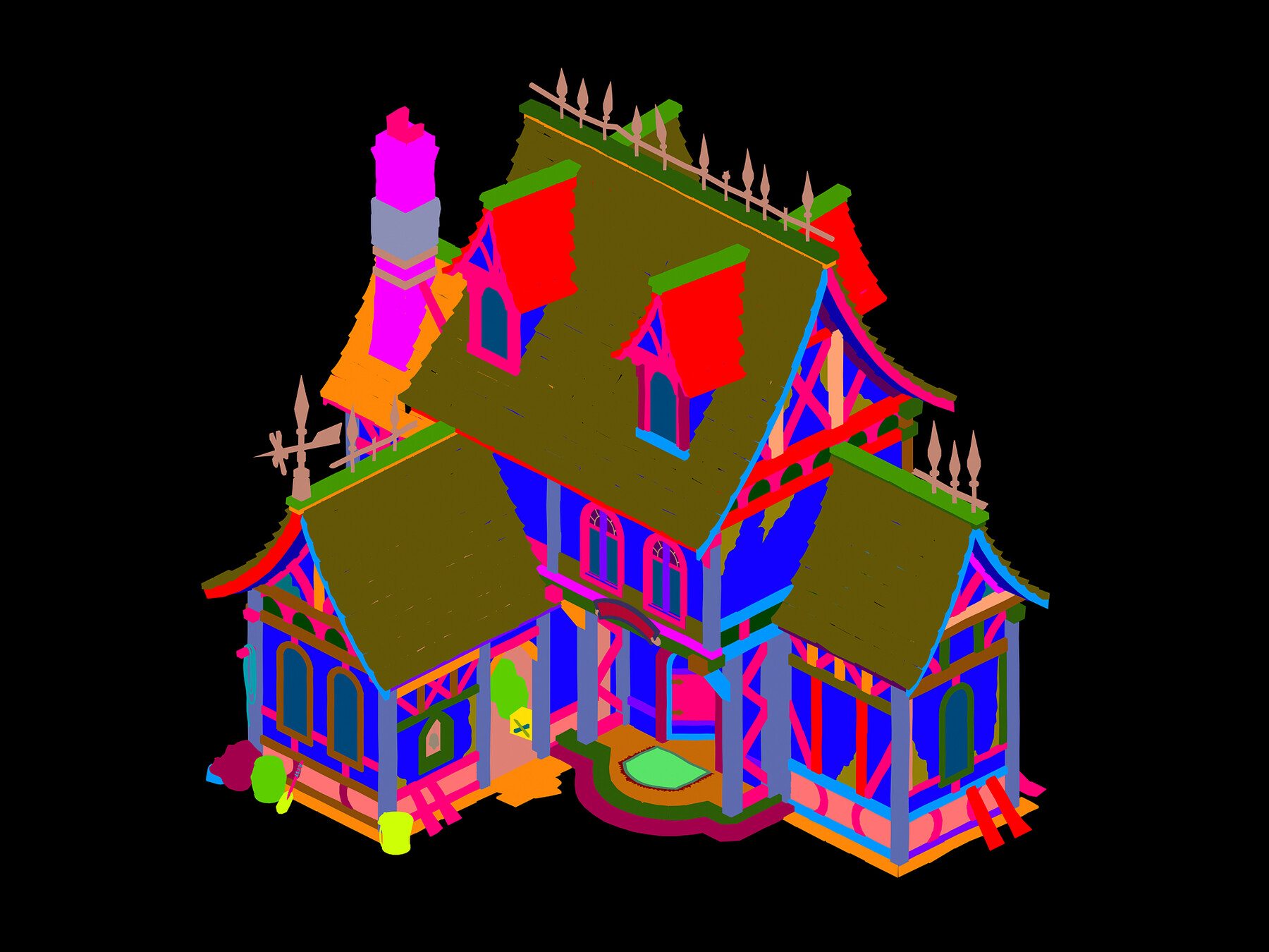 ArtStation - Cold Wind Highland - House 03 | Game Assets