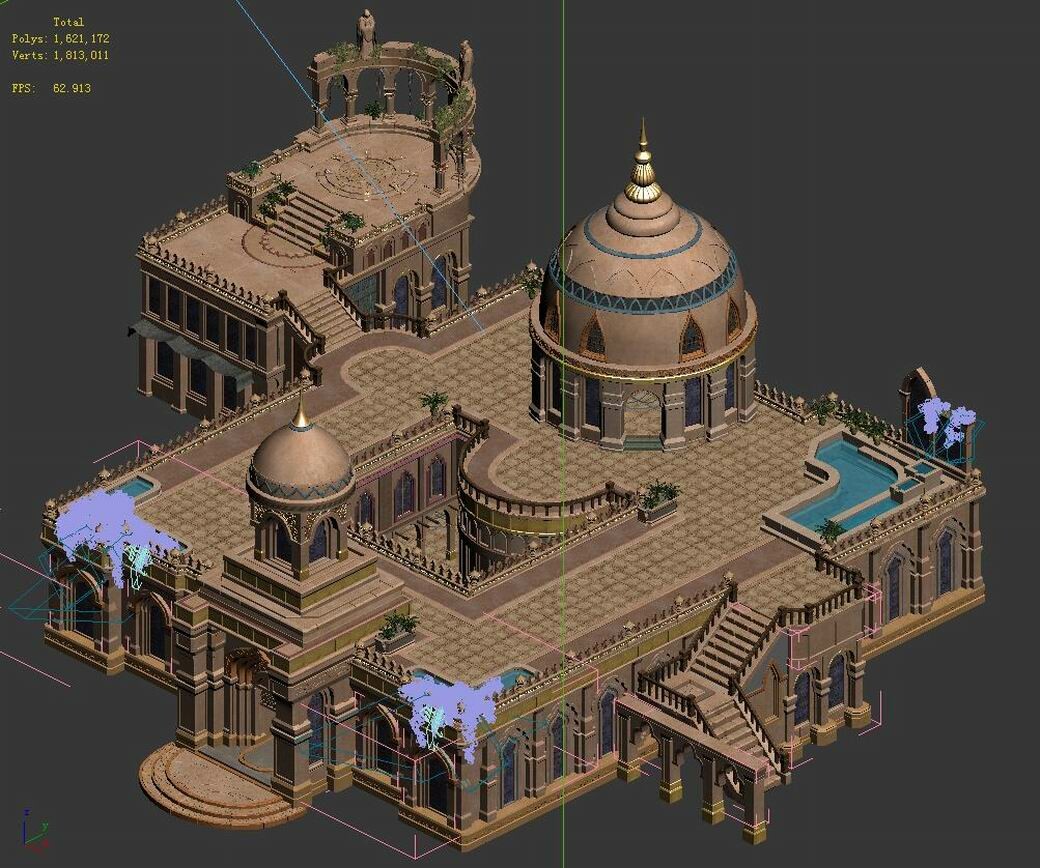 ArtStation - Muslim - Palace Basilica 01 | Game Assets