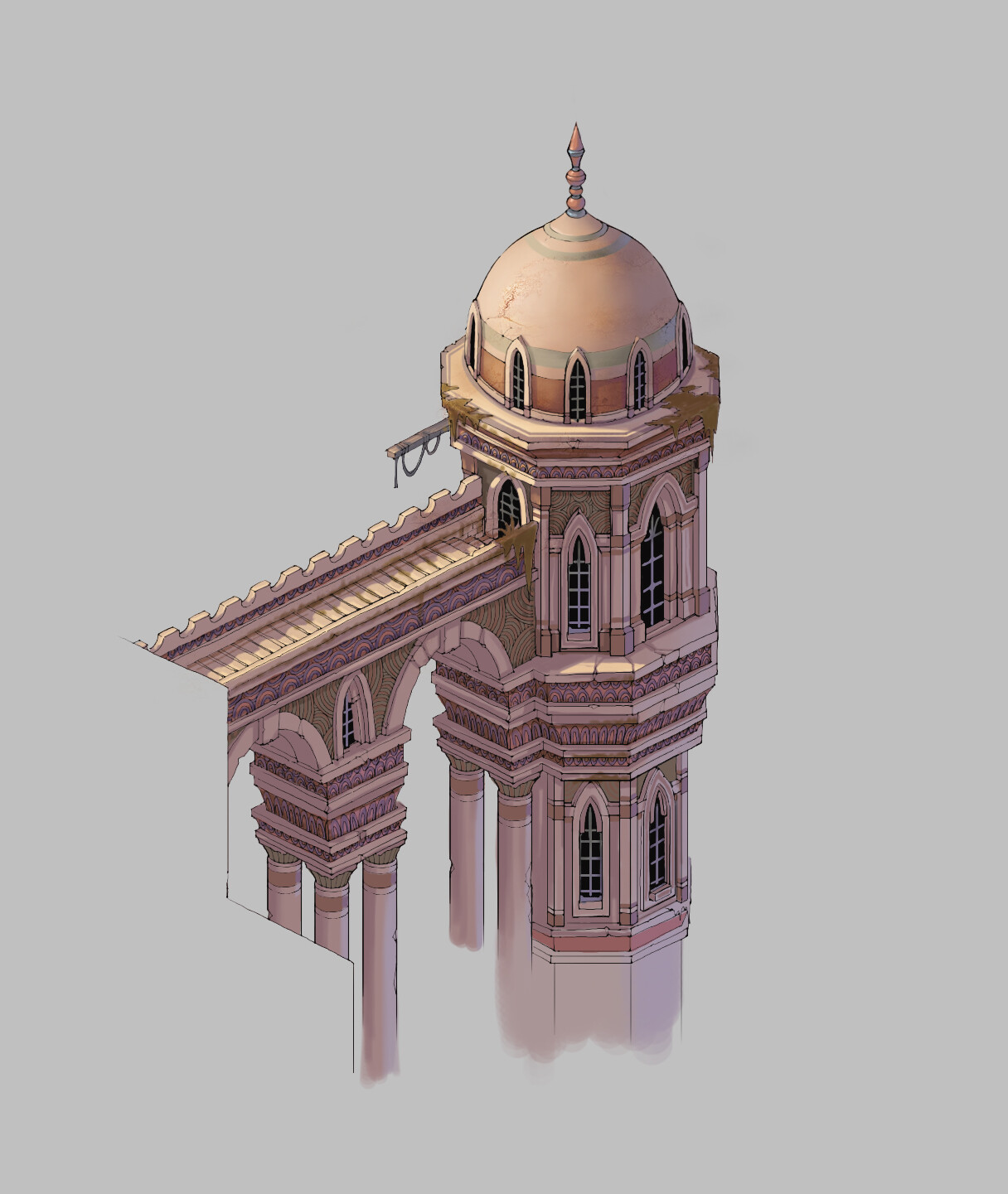 ArtStation - Muslim - Palace Basilica 02 | Game Assets
