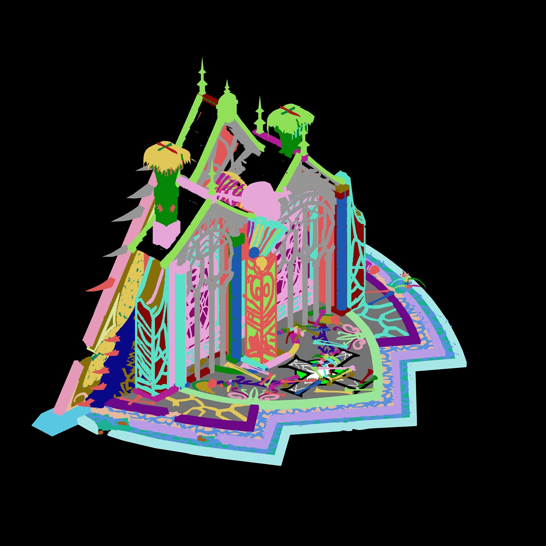 ArtStation - Nibelonggen - broken house - VIP | Game Assets