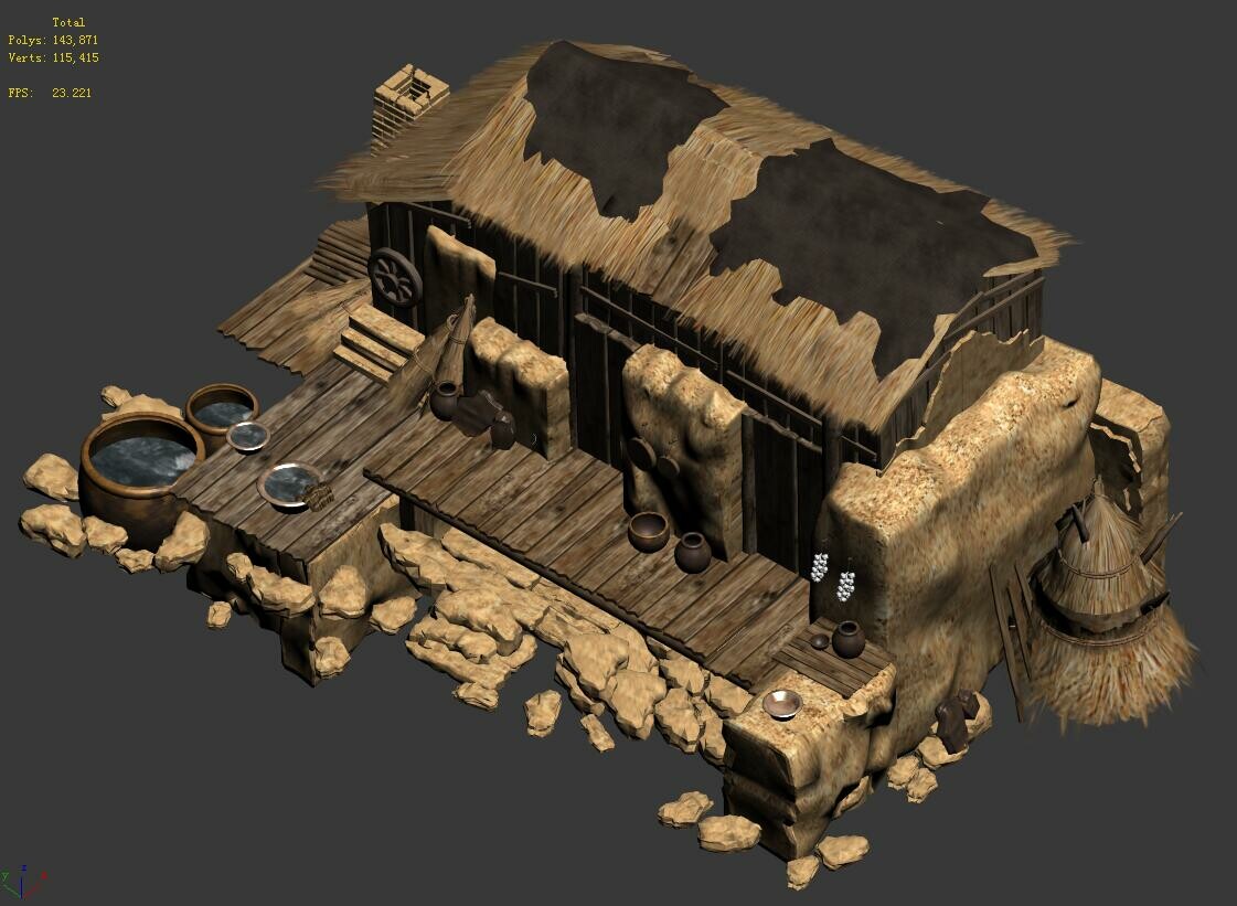 ArtStation - Desert - House 271 | Game Assets