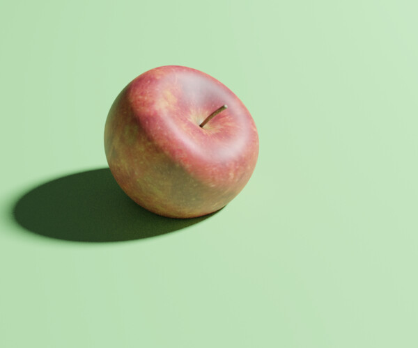 ArtStation - Apple fruit 3D model | Game Assets