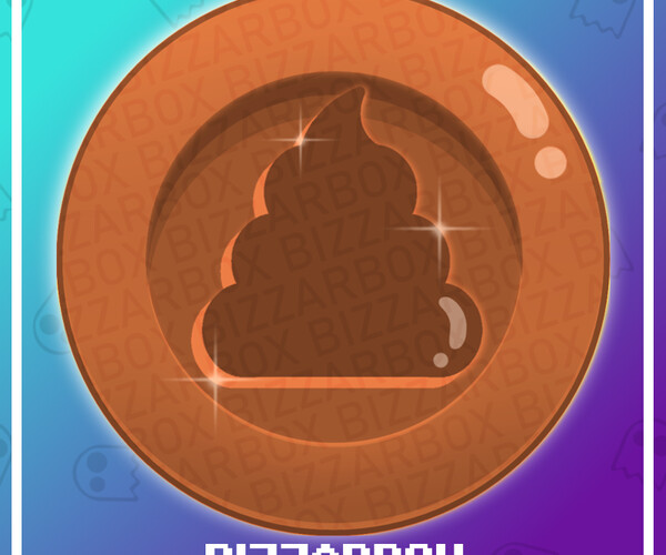 ArtStation - Twitch Channel Point Emote: Poop Coin | Artworks