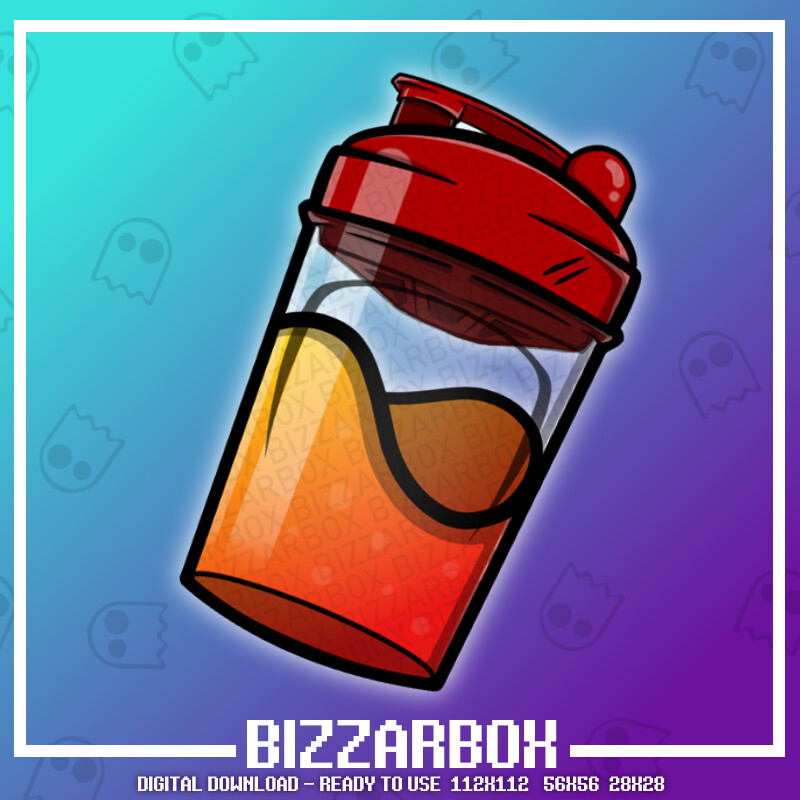 ArtStation - Twitch Emote: Energy Drink Shaker | Artworks
