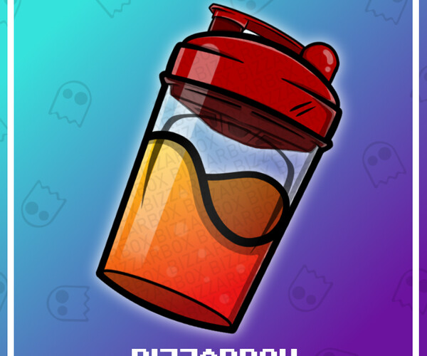 ArtStation - Twitch Emote: Energy Drink Shaker | Artworks