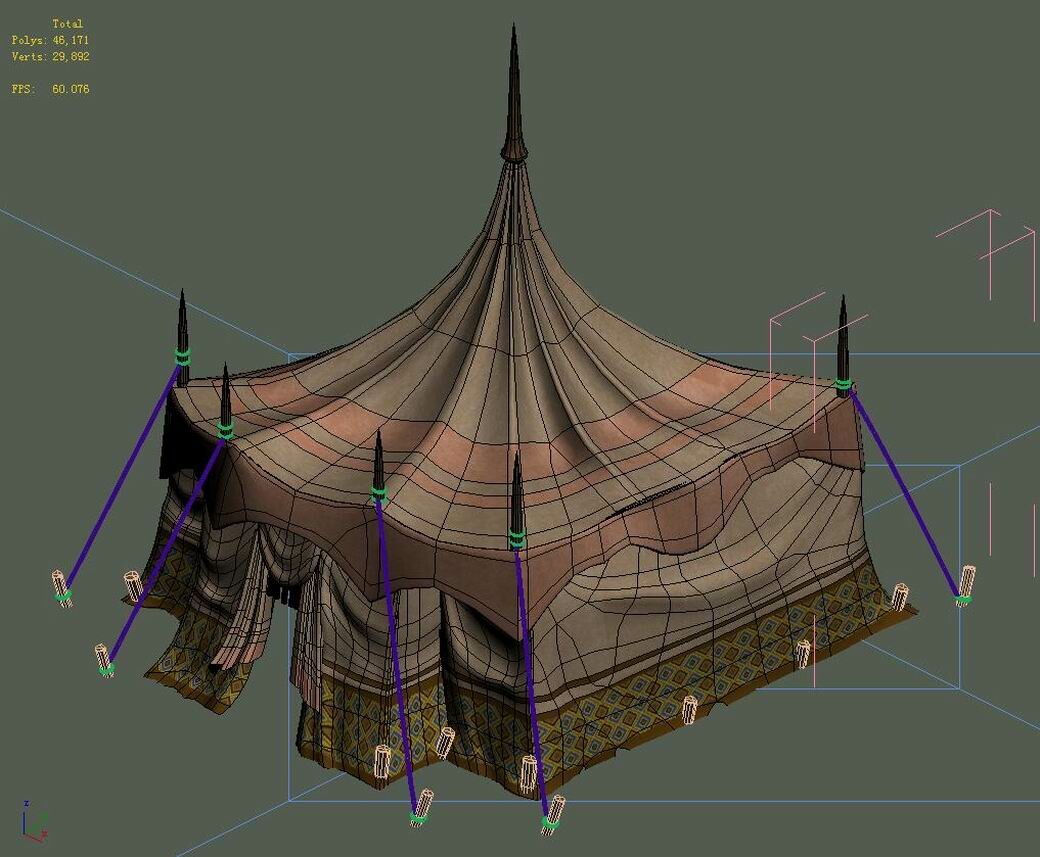 ArtStation - Death Desert - Tent 071 | Game Assets
