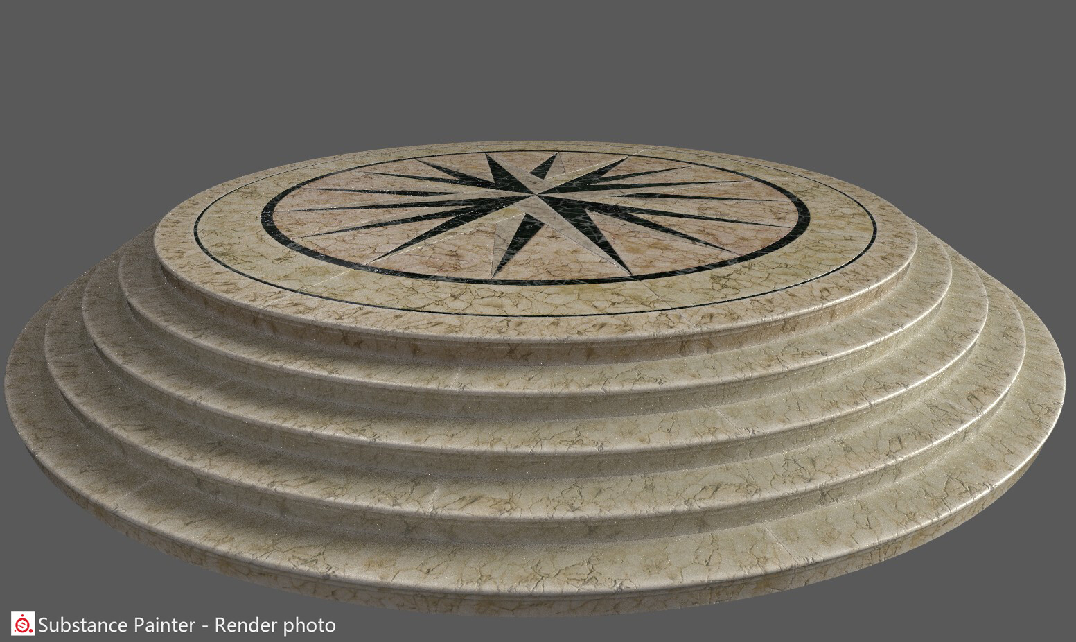ArtStation - Round shape marble Platform | Resources