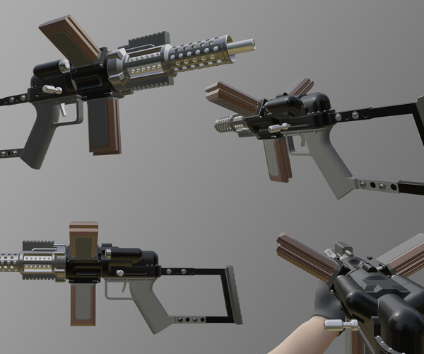 ArtStation - RIPPER shotgun rig, including first person arms IK rig and ...