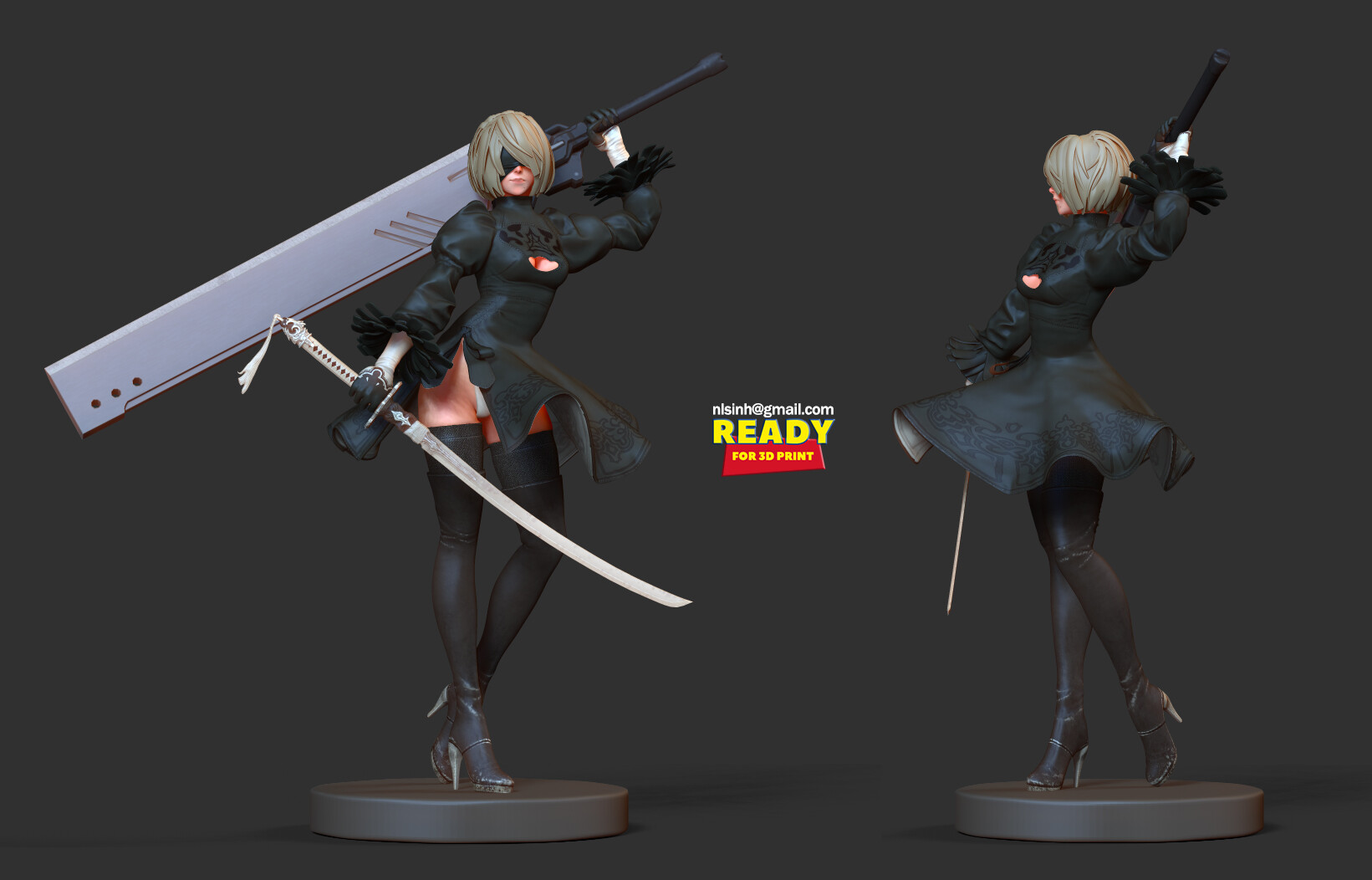 ArtStation - 2B - Nier Fanart | Resources