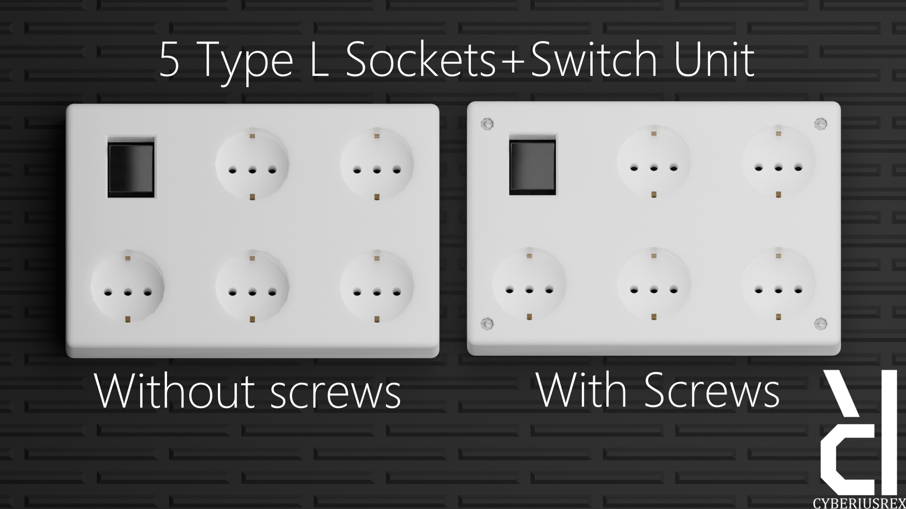 ArtStation - 20 Pieces electrical plugs and sockets set (FBX, OBJ ...