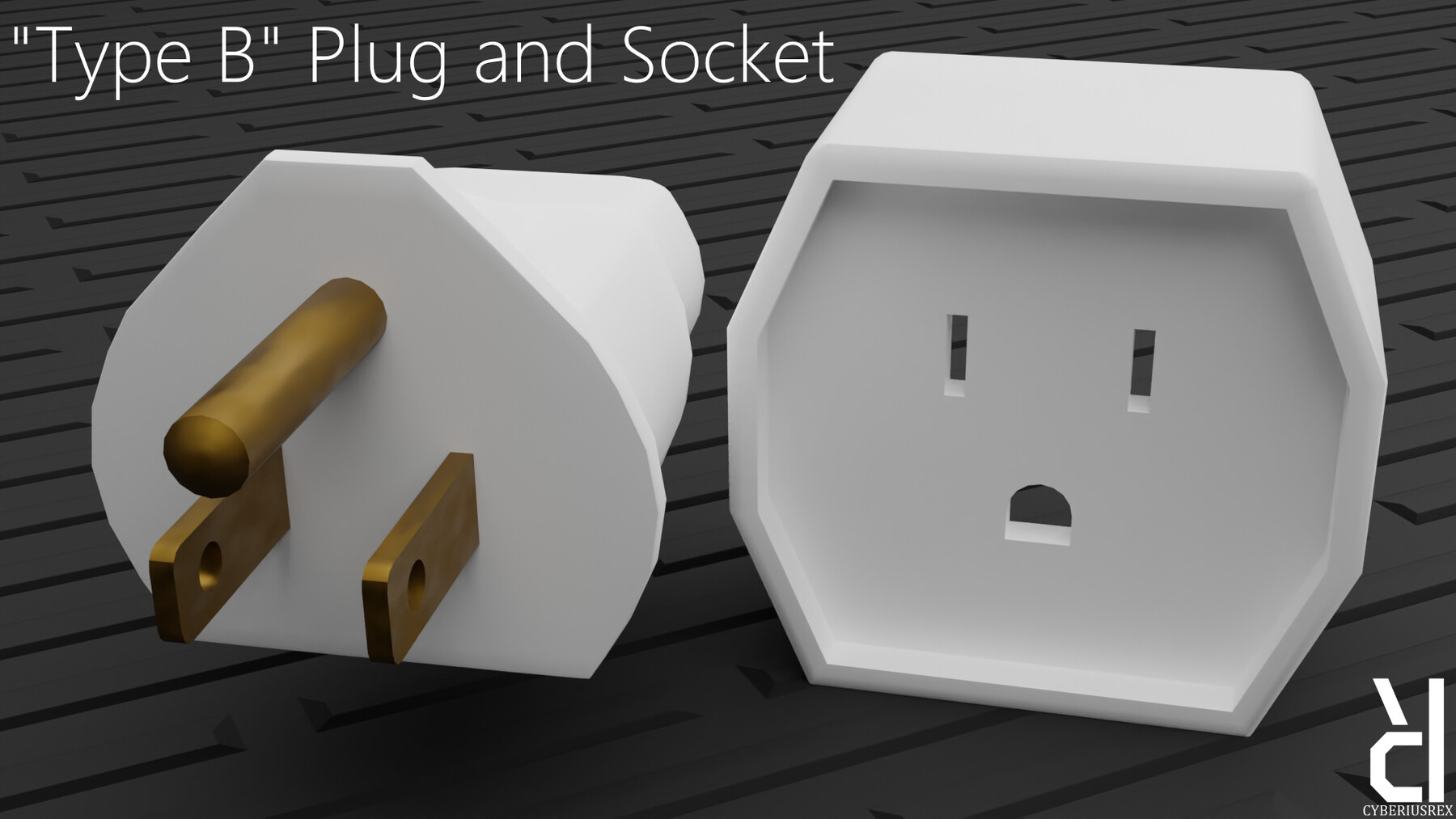 ArtStation - 20 Pieces electrical plugs and sockets set (FBX, OBJ, Blend). | Resources