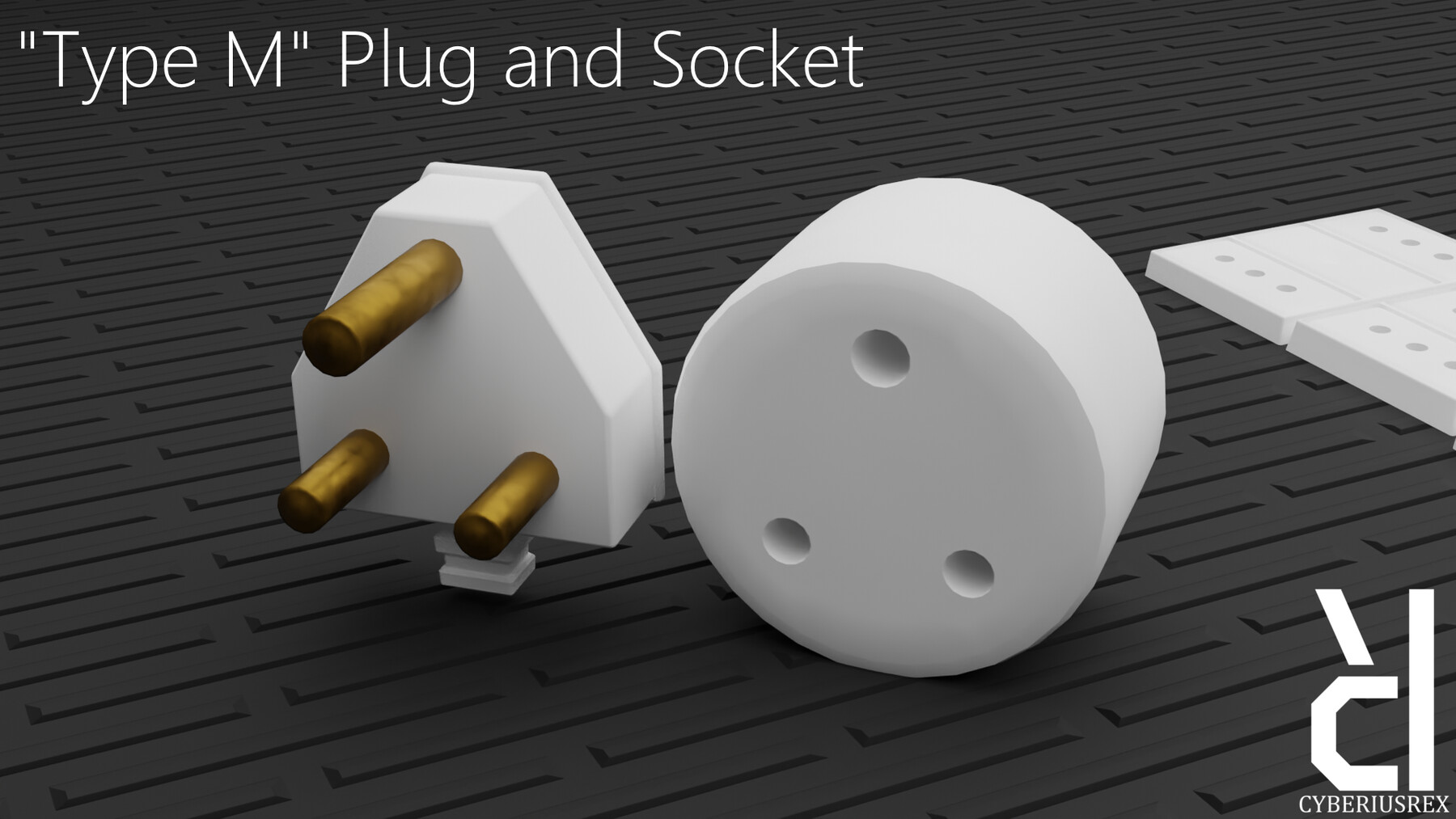 ArtStation - 20 Pieces electrical plugs and sockets set (FBX, OBJ, Blend). | Resources