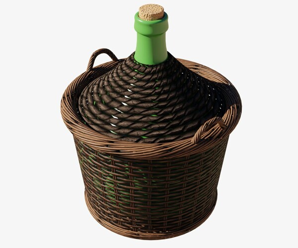 ArtStation - 3D Demijohn | Resources