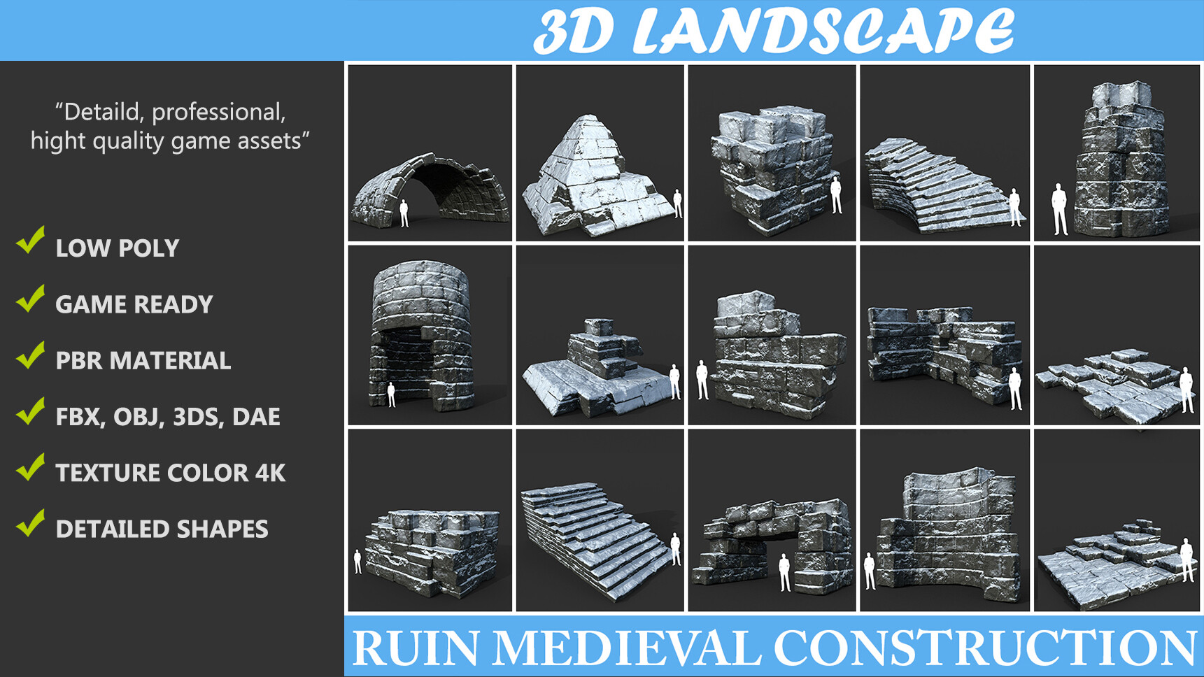 ArtStation - Snow Pack - Special product licensed for Game Guru | Game ...