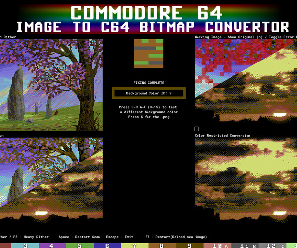 ArtStation - C64 Bitmap Fixer and Convertor + Source files | Resources