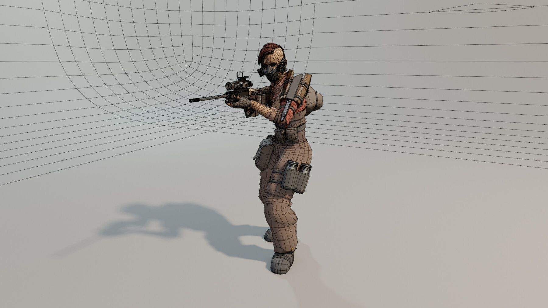 ArtStation - raider character rig | Game Assets