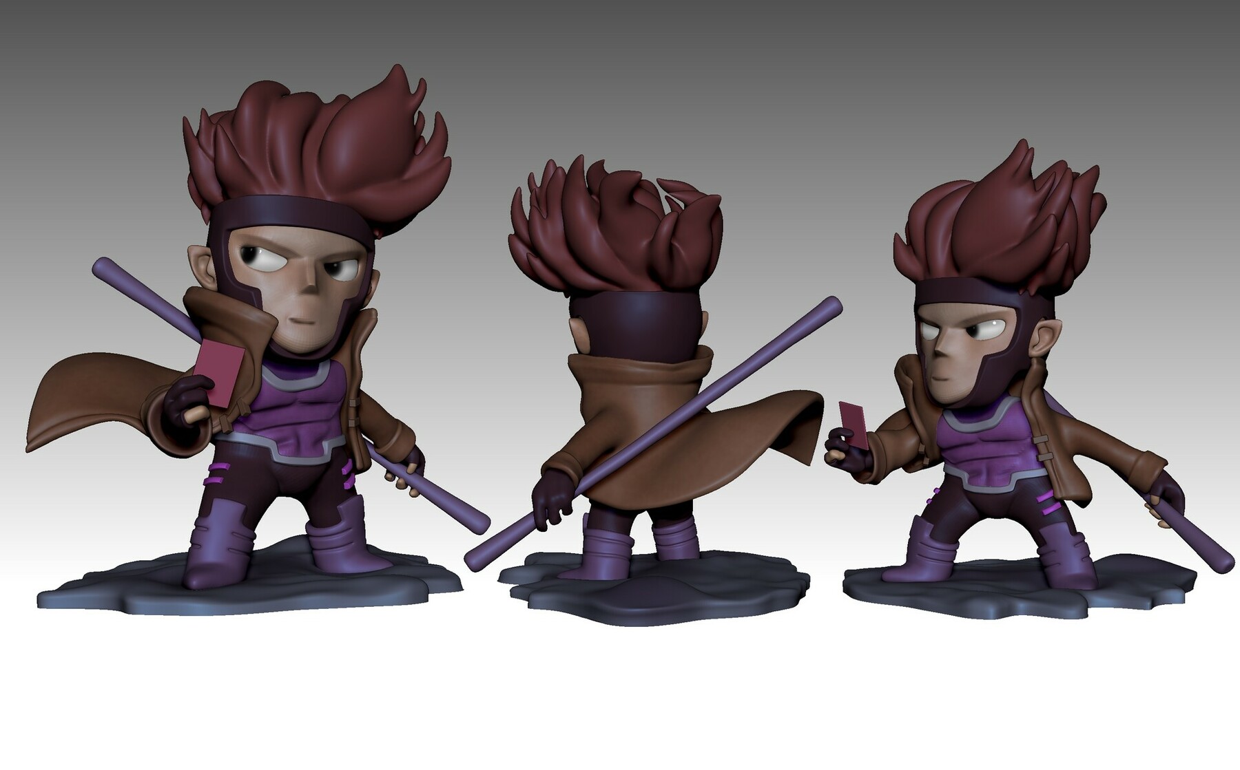 ArtStation - Gambit STL For 3D Printing | Resources