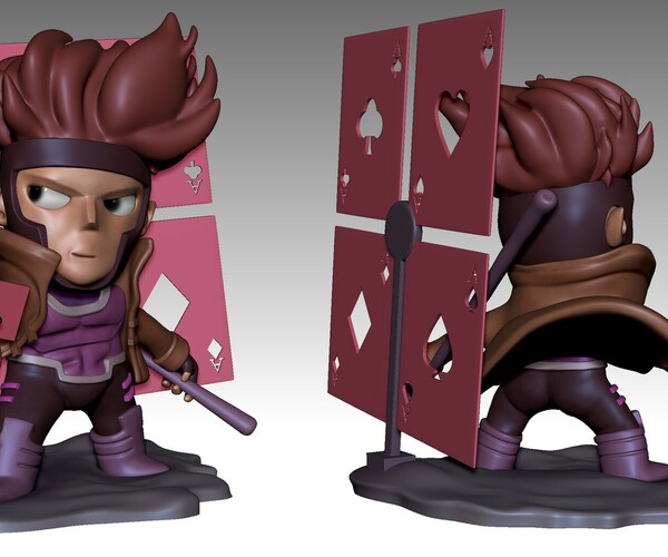 ArtStation - Gambit STL For 3D Printing | Resources