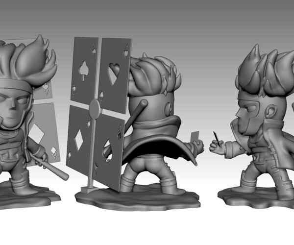 ArtStation - Gambit STL For 3D Printing | Resources
