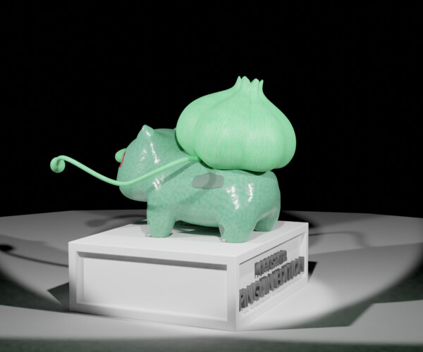 ArtStation - BULBASAUR 3D MODEL FOR PRINT OR RIGGING | Resources