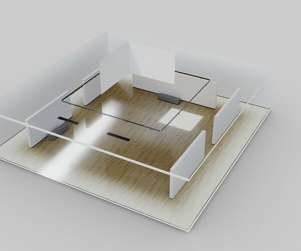 ArtStation - VR Square Gallery 4k | Game Assets