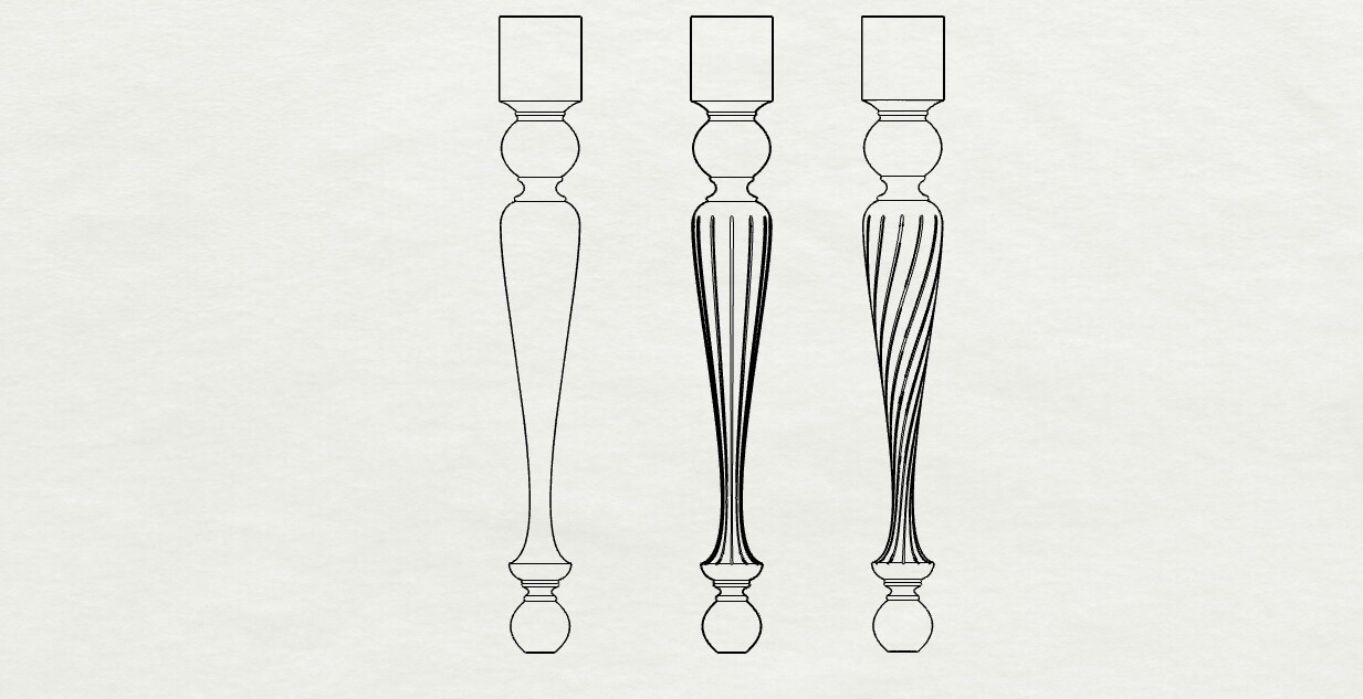 ArtStation - Furniture Table Leg | Resources