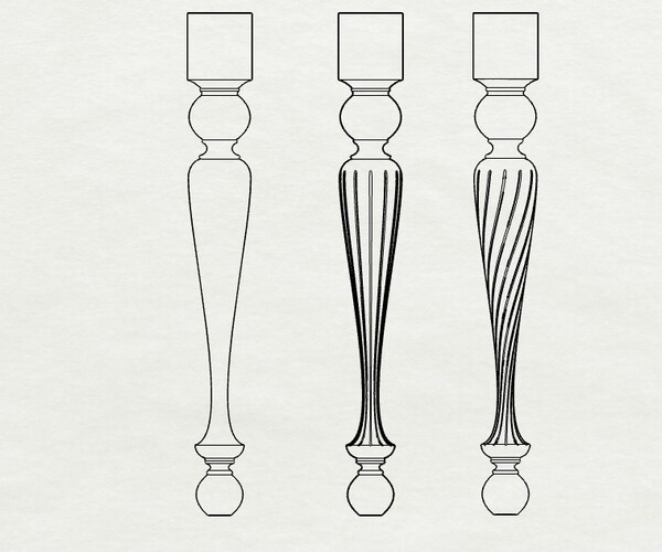 ArtStation - Furniture Table Leg | Resources