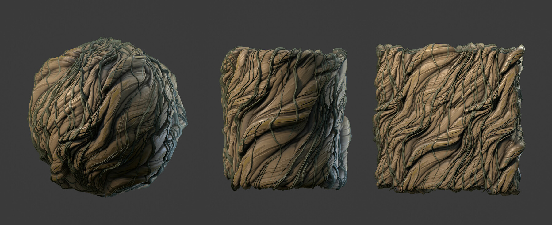 ArtStation - Stylized Roots Material - Substance Designer | Game Assets