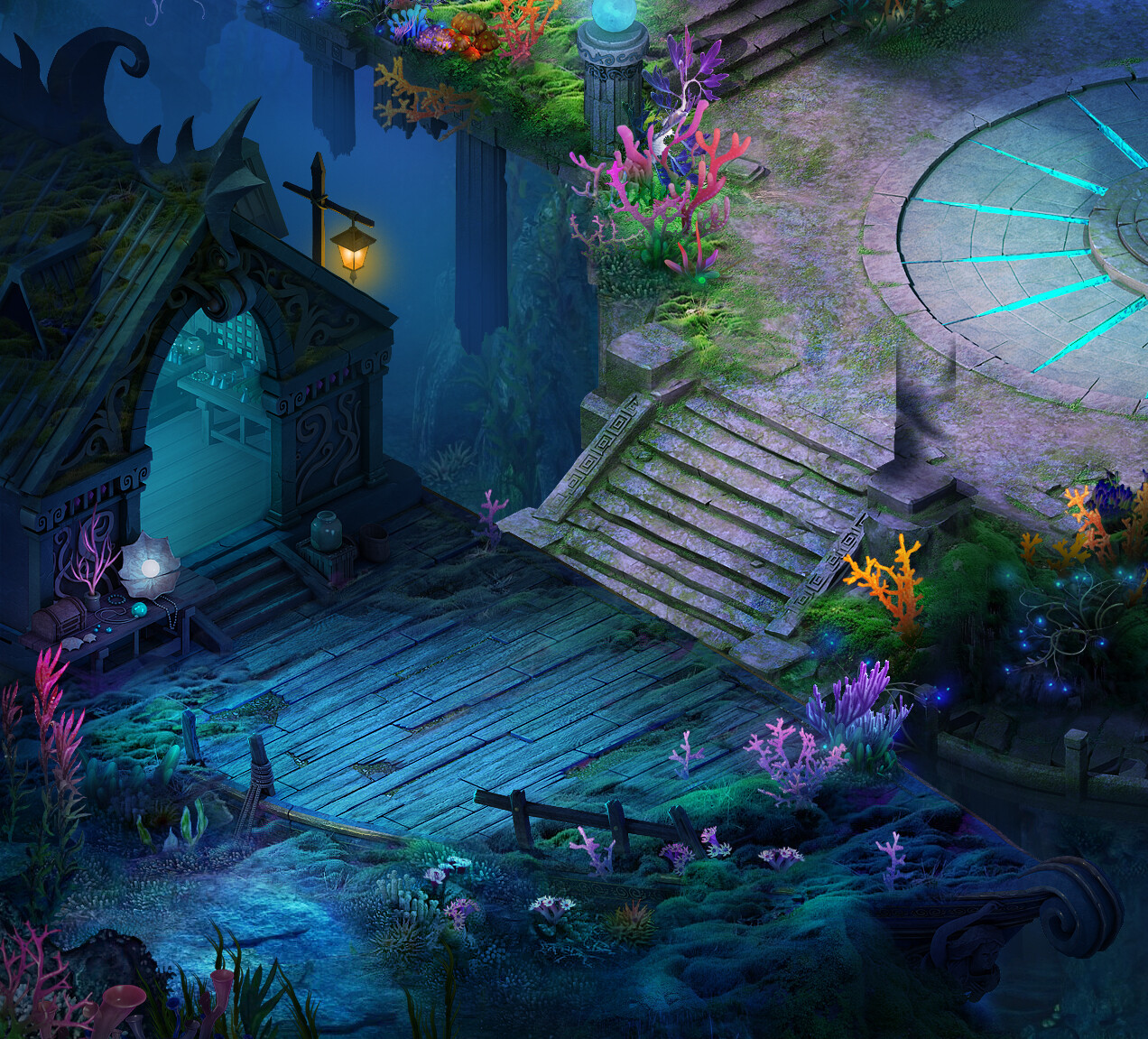 ArtStation - Endless sea - shop ship | Game Assets