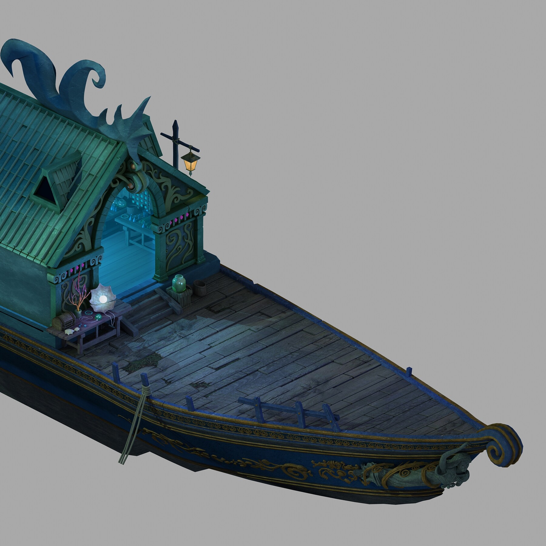 ArtStation - Endless sea - shop ship | Game Assets