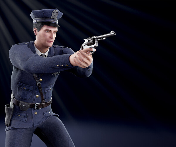 ArtStation - Policeman | Game Assets