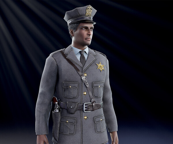 ArtStation - Policeman | Game Assets