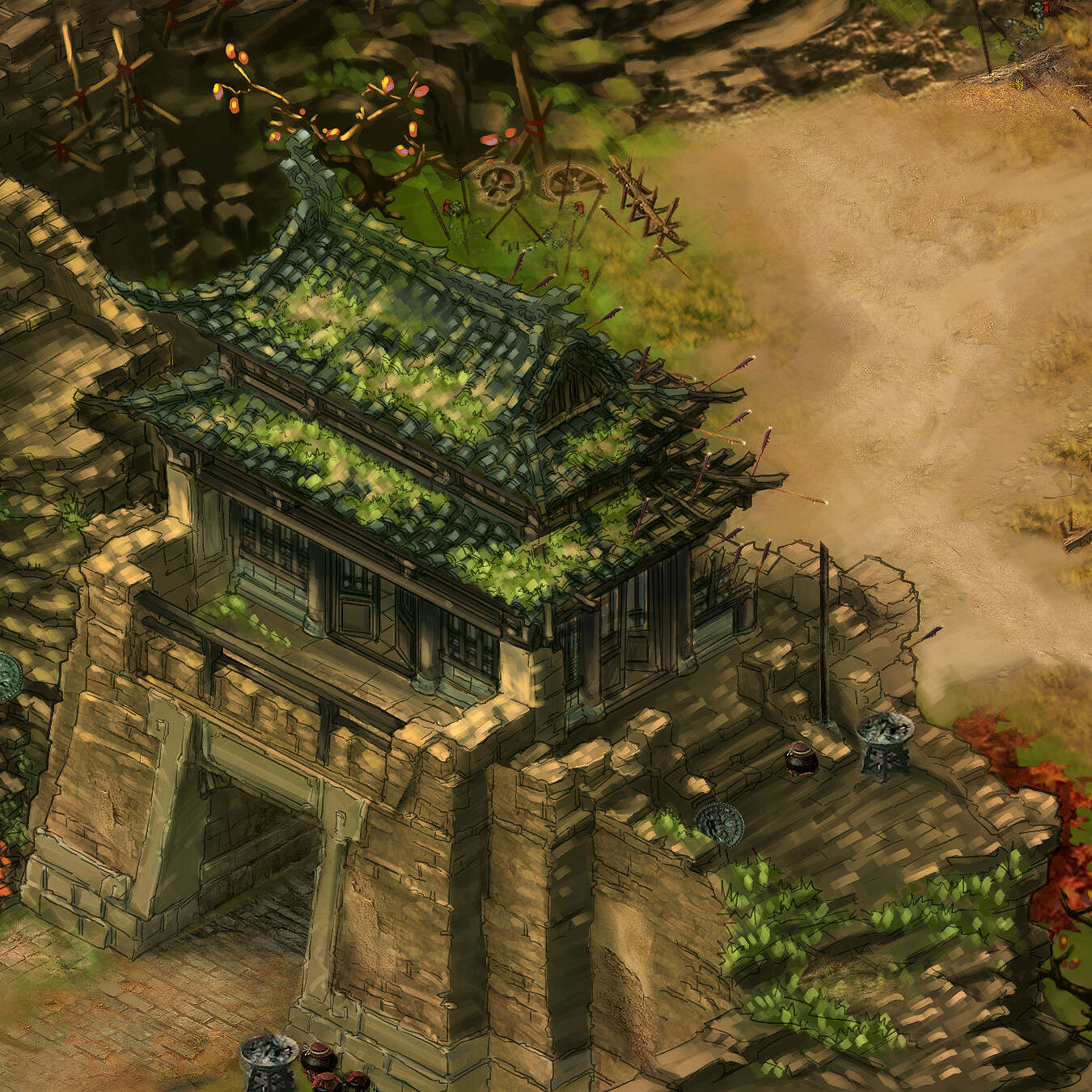 ArtStation - Yanmen off - gate | Game Assets
