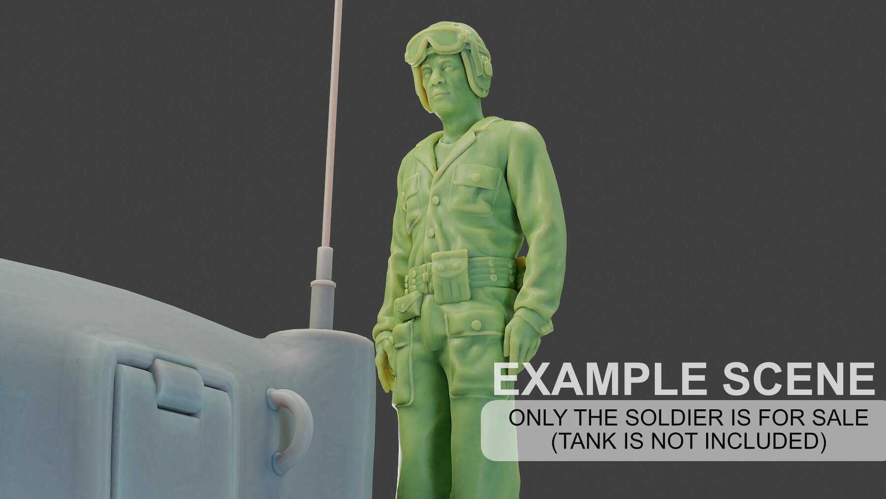 ArtStation - American Tank Crew unit ww2 Stand2 ATC1 | Resources