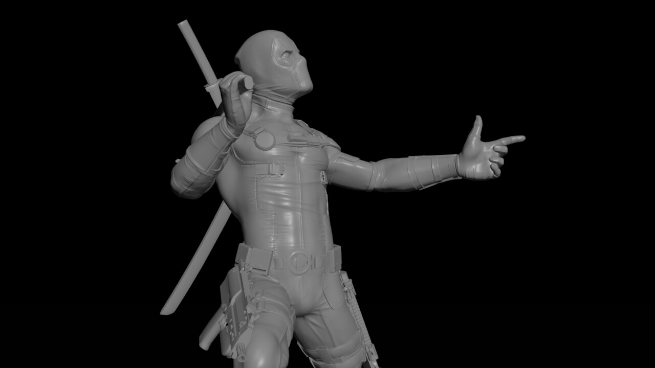 ArtStation - Deadpool stl 3D print model | Resources