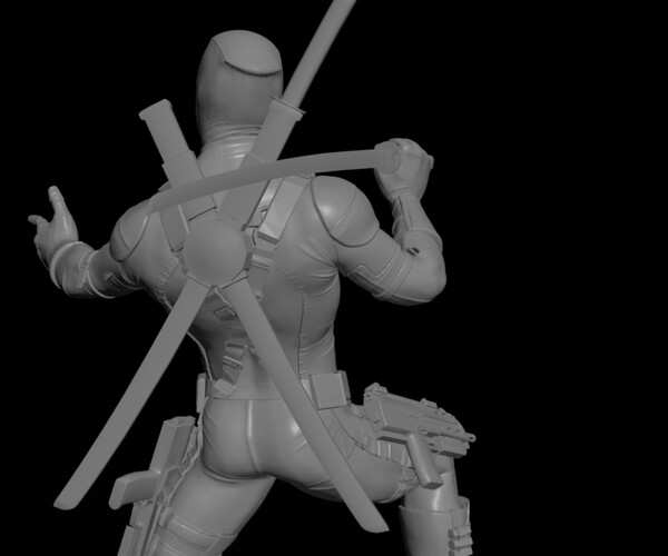 ArtStation - Deadpool stl 3D print model | Resources