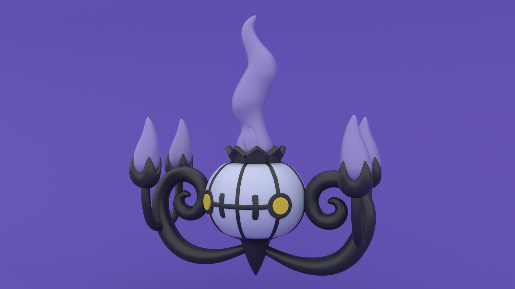 ArtStation - Chandelure - Pokemon 3D Print Model | Resources