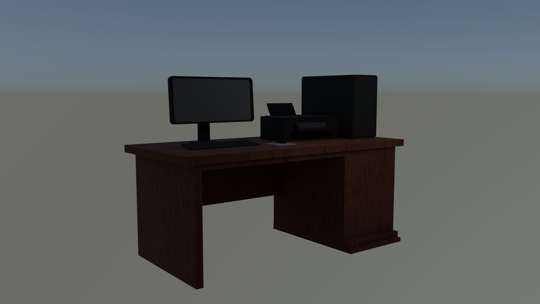 ArtStation - Computer Desk | Game Assets