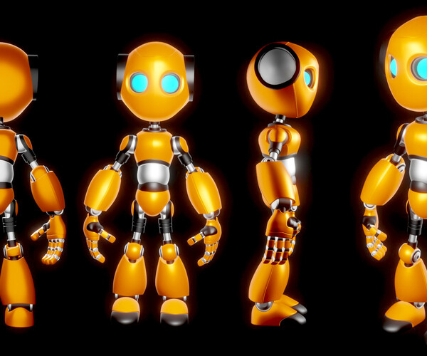 ArtStation - Robot Character RC02 | Resources