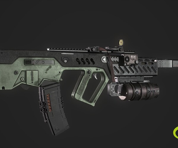 ArtStation - TAR-21 / Tavor Assault Rifle-21 (90 часов) | Game Assets