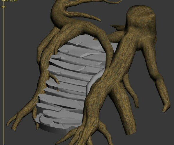 ArtStation - Fairy town - tree bridge | Game Assets