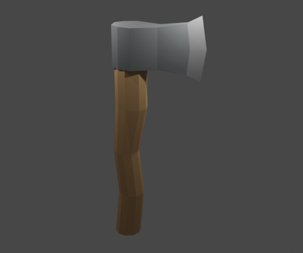 ArtStation - Low Poly Axe | Resources