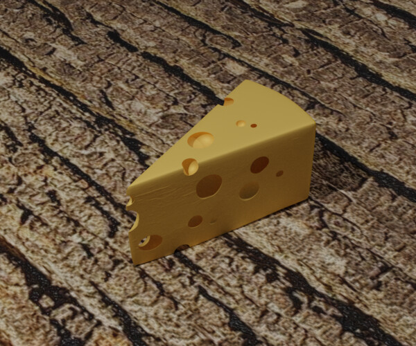 ArtStation - Cheese 3D model | Game Assets