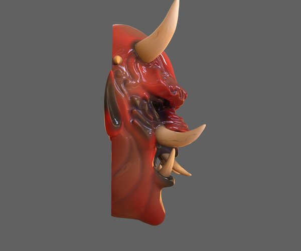 ArtStation - Demon mask | Resources
