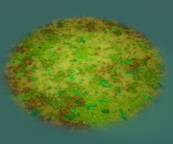 ArtStation - Cartoon Swamp 3D Model | Game Assets