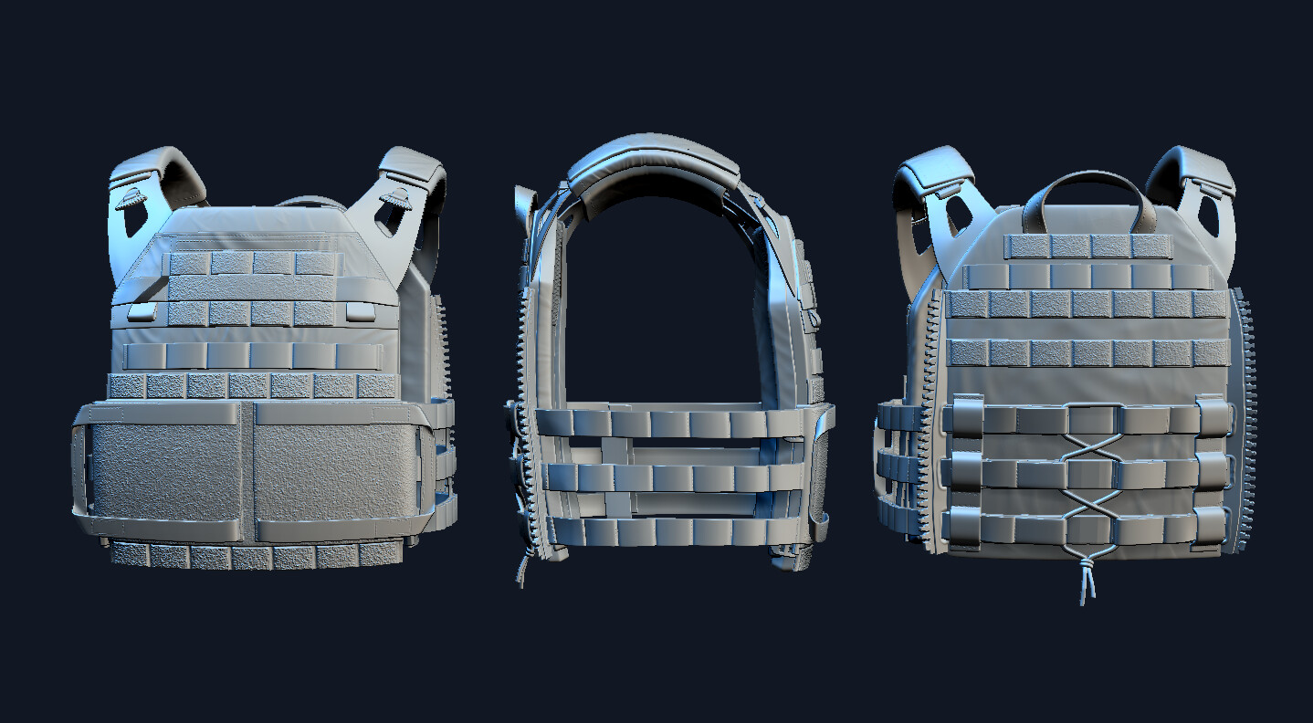 ArtStation - JPC 2.0 Tactical Plate Carrier- bulletproof vest ...