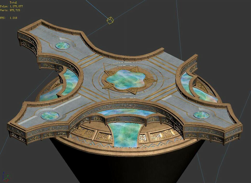 ArtStation - Temple - Central Platform 01 | Game Assets