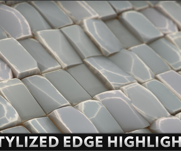 ArtStation - Stylized Edge Highlight - Substance Designer Node | Resources